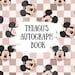 Mouse Autograph Book - Etsy