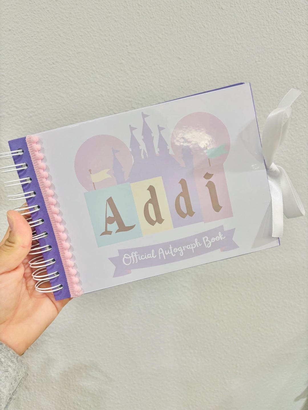 Pastel Parkland or Parkworld Autograph Book - Etsy