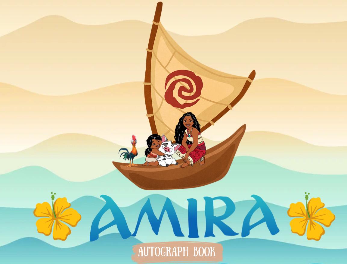 Moana Autograph Book - Etsy