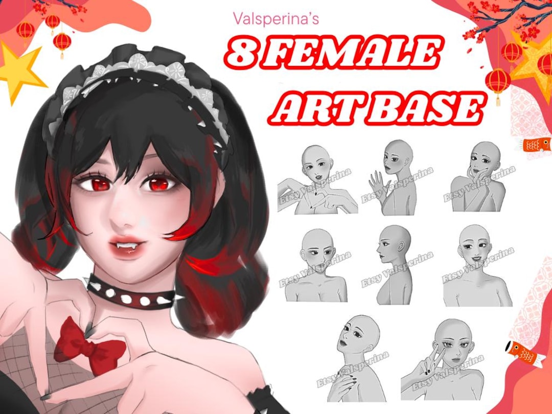8 Body Base PSD |female Body Base | Bases to Draw Your Characters ...