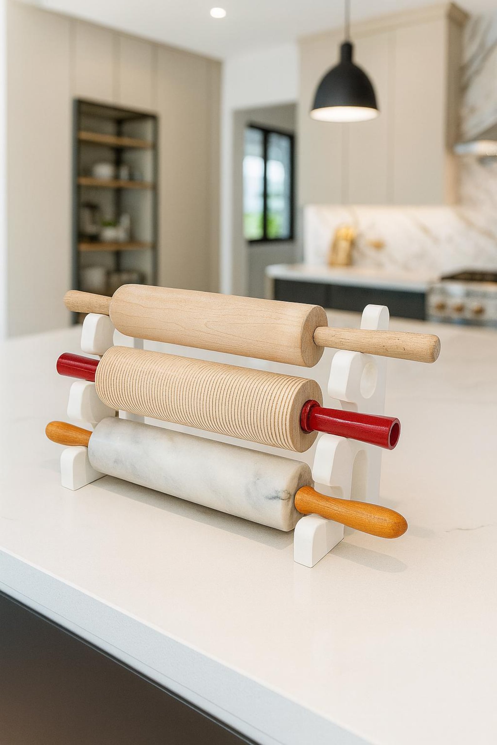 Countertop Rolling Pin Rack: Holds 3 Pins, Eco-friendly PLA - Etsy