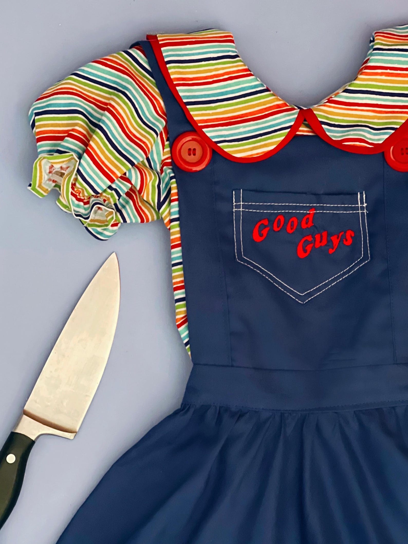 Handmade Chucky Inspired Dress: 80s Movie Costume - Etsy