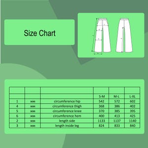 Palazzo Pants Sewing Pattern | PDF Download | Sizes S–XL | Instant ...