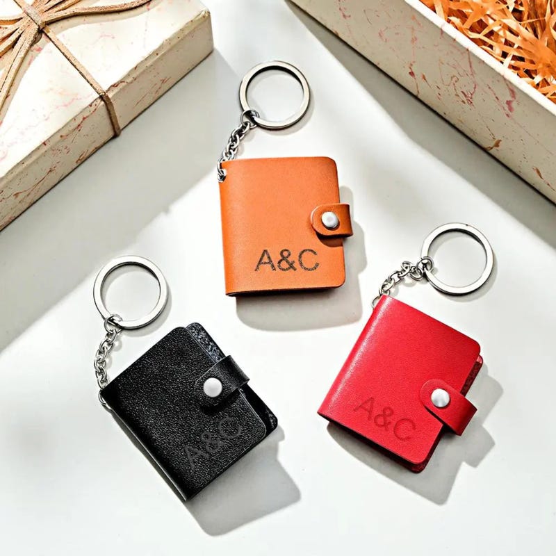 Photo Mini Album Key Ring - Etsy