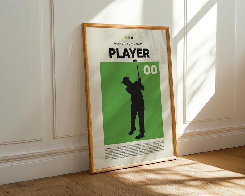 Custom Athlete Poster: Minimalist Sports Art (digital Download) - Etsy