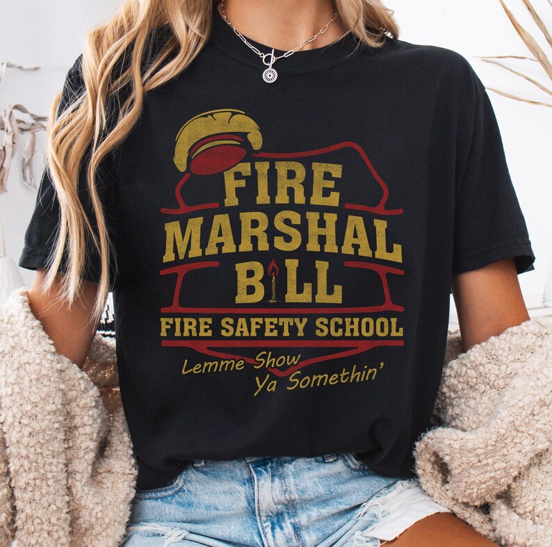 Fire Marshal Bill Png, Fire Safety School Png, Funny Quote Png, Retro ...