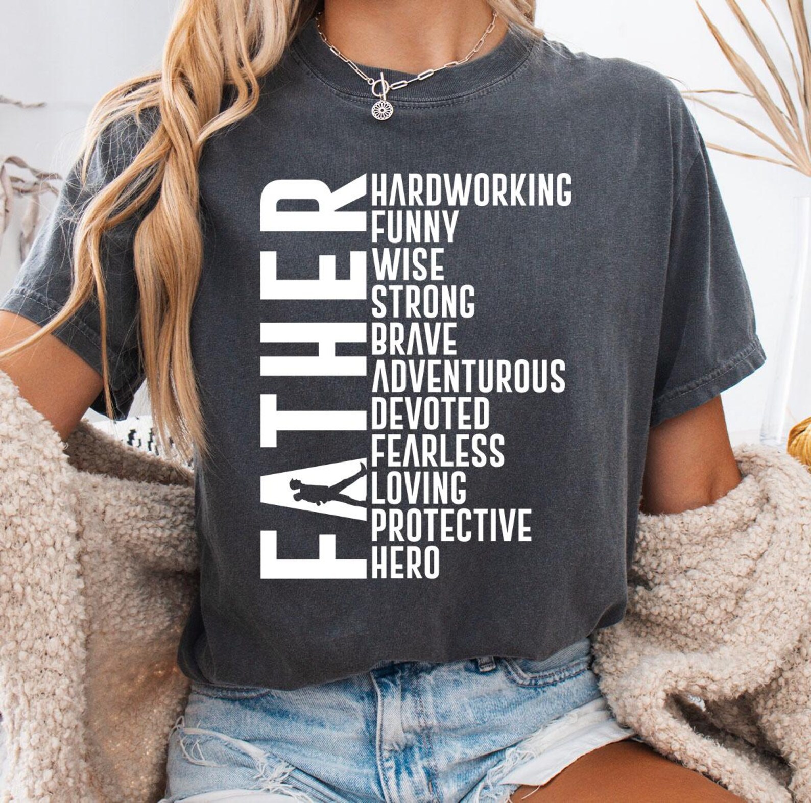 Father Acronym PNG, Hardworking Funny Wise Dad Shirt, Brave Protective ...