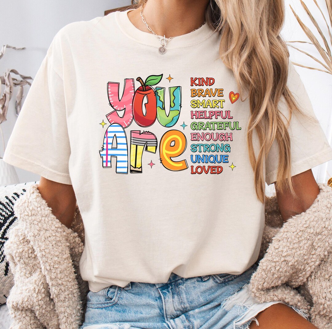 You Are Kind Brave Smart Helpful Grateful Enough Strong Unique Loved ...