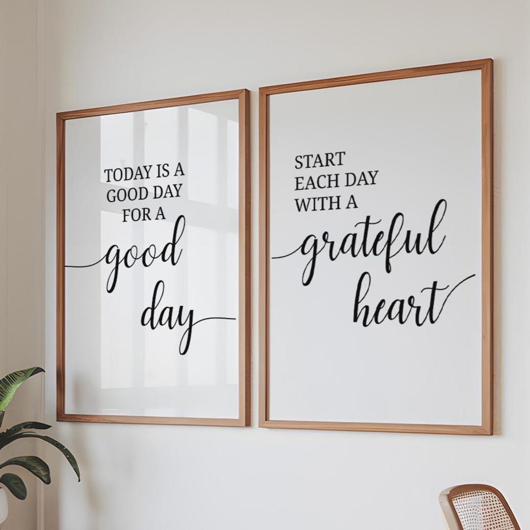 Motivational Wall Art: Good Day Quote Print (digital Download) - Etsy