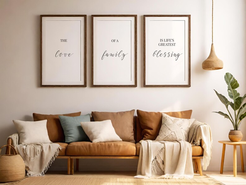 Family Blessing Wall Art: Christian Home Decor (digital Print) - Etsy
