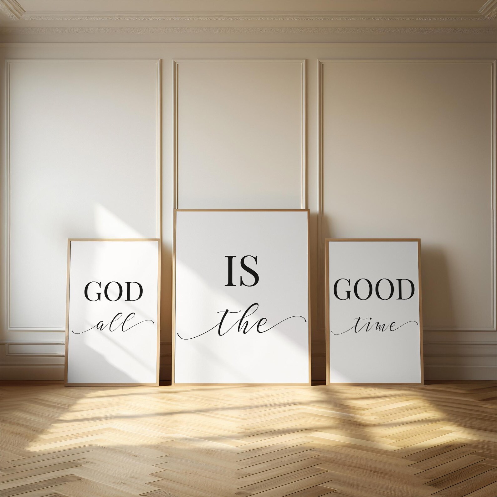 God is Good All the Time Wall Art • Christian Quotes Wall Decor ...