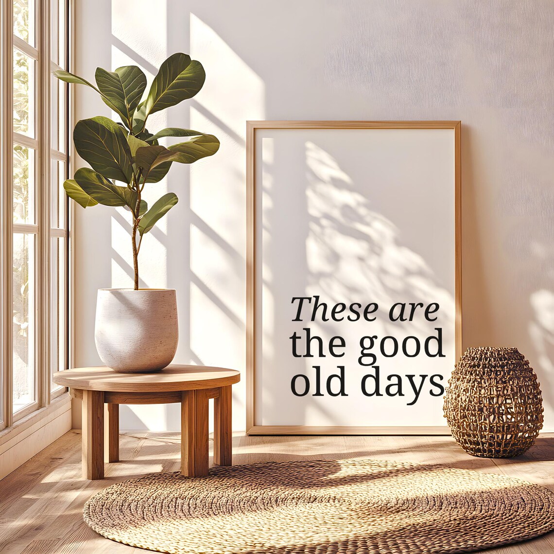 Good Old Days Print: Motivational Typography Art (digital Download) - Etsy