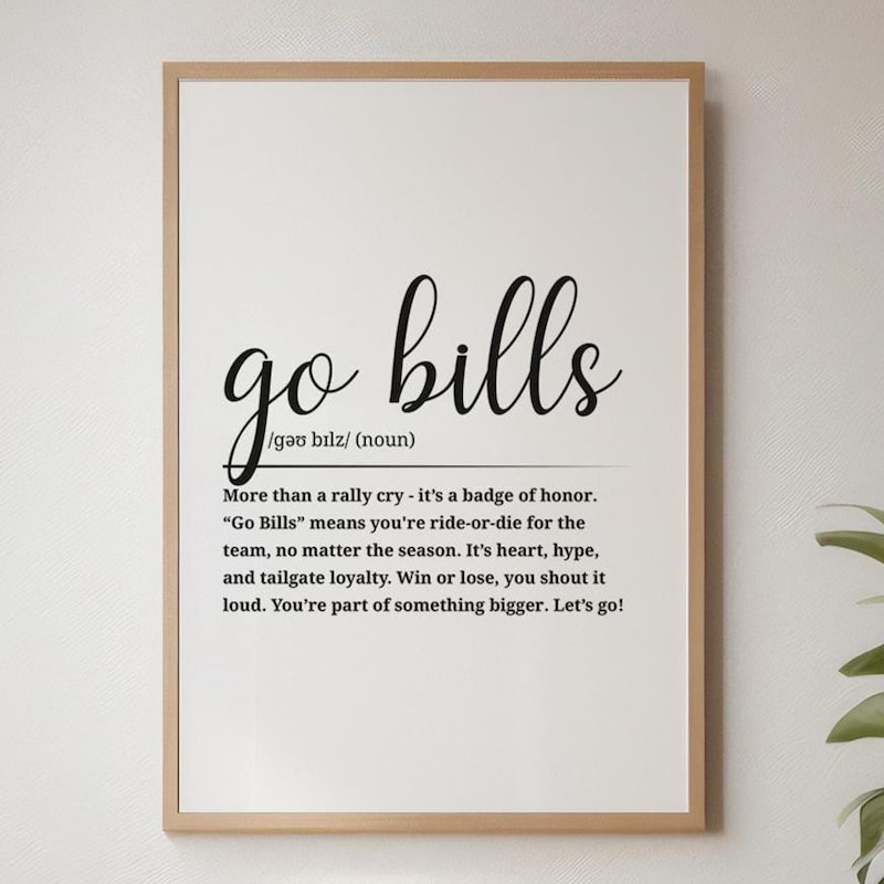 Buffalo Bills Poster - Etsy