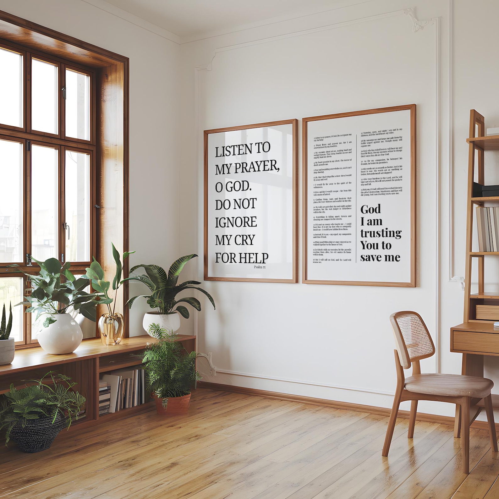 Psalm 55 Scripture Art: Bible Verse Printable (digital Download) - Etsy