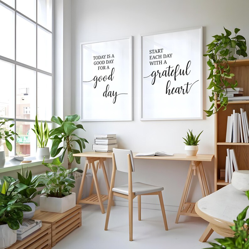 Today is A Good Day for A Good Day Wall Art • Motivational Wall Decor ...