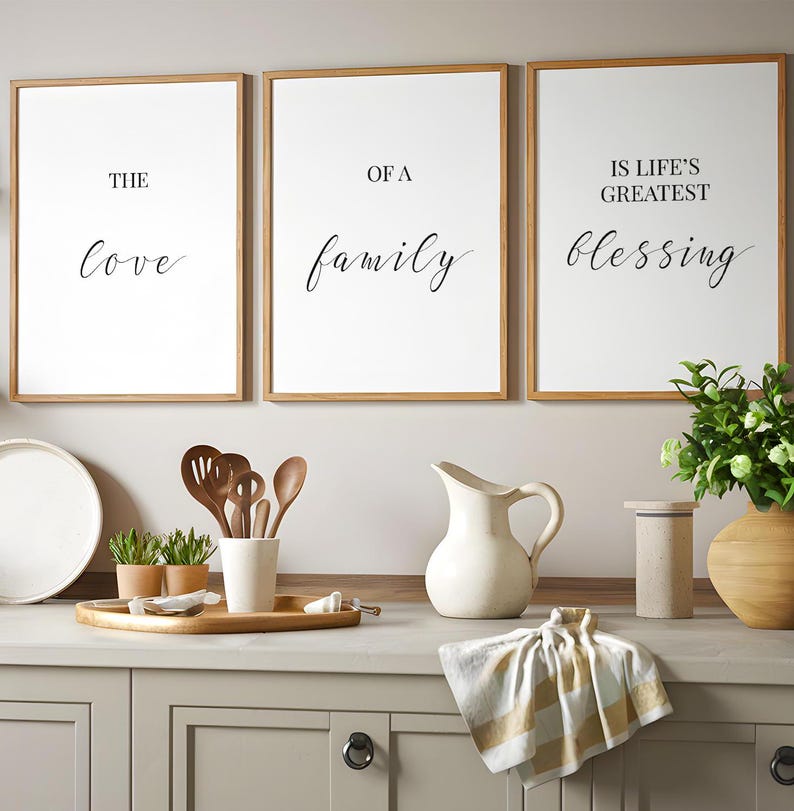 Family Blessing Wall Art: Christian Home Decor (digital Print) - Etsy