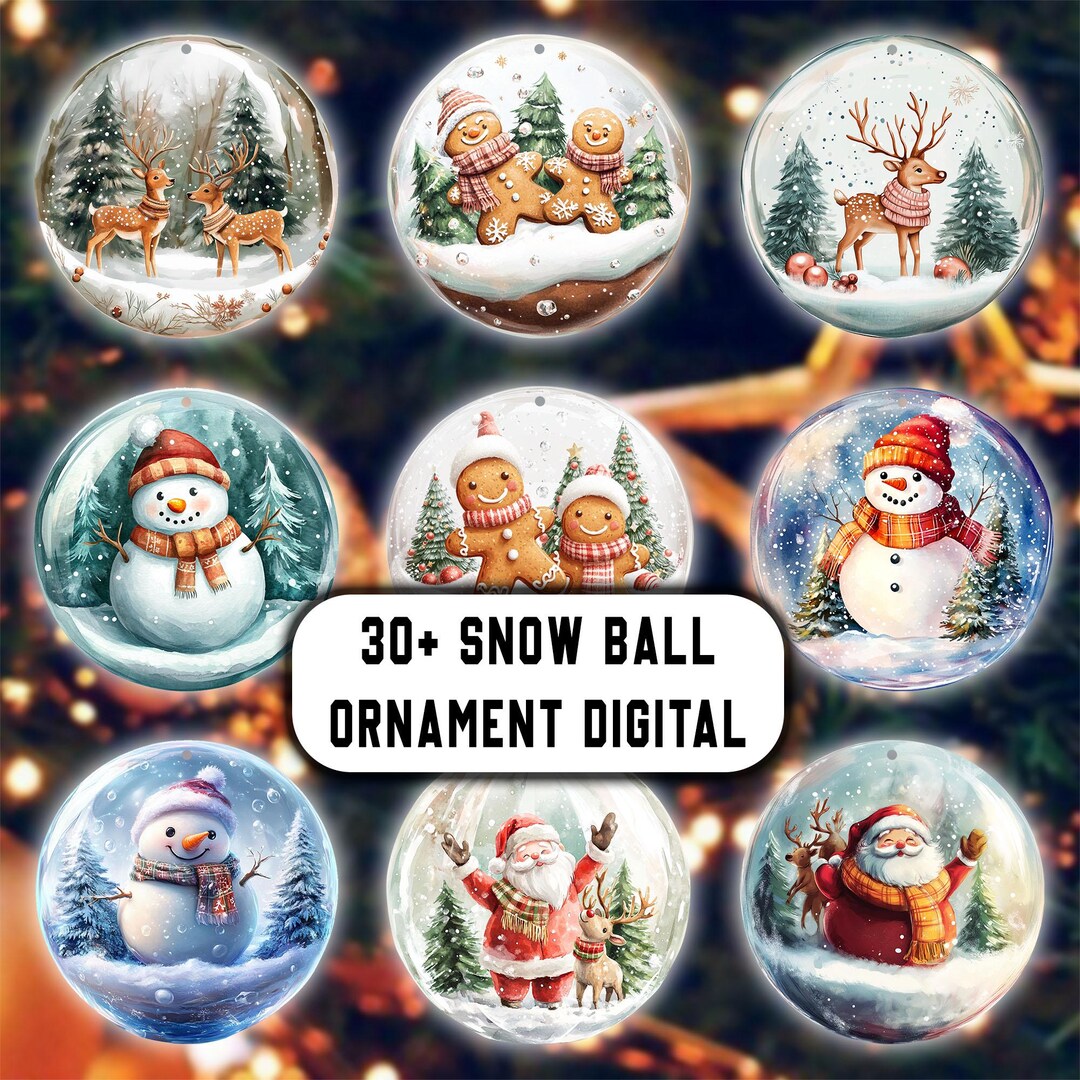 30 Snowball Clipart Digital Download, Snowball Design PNG, Snowman ...