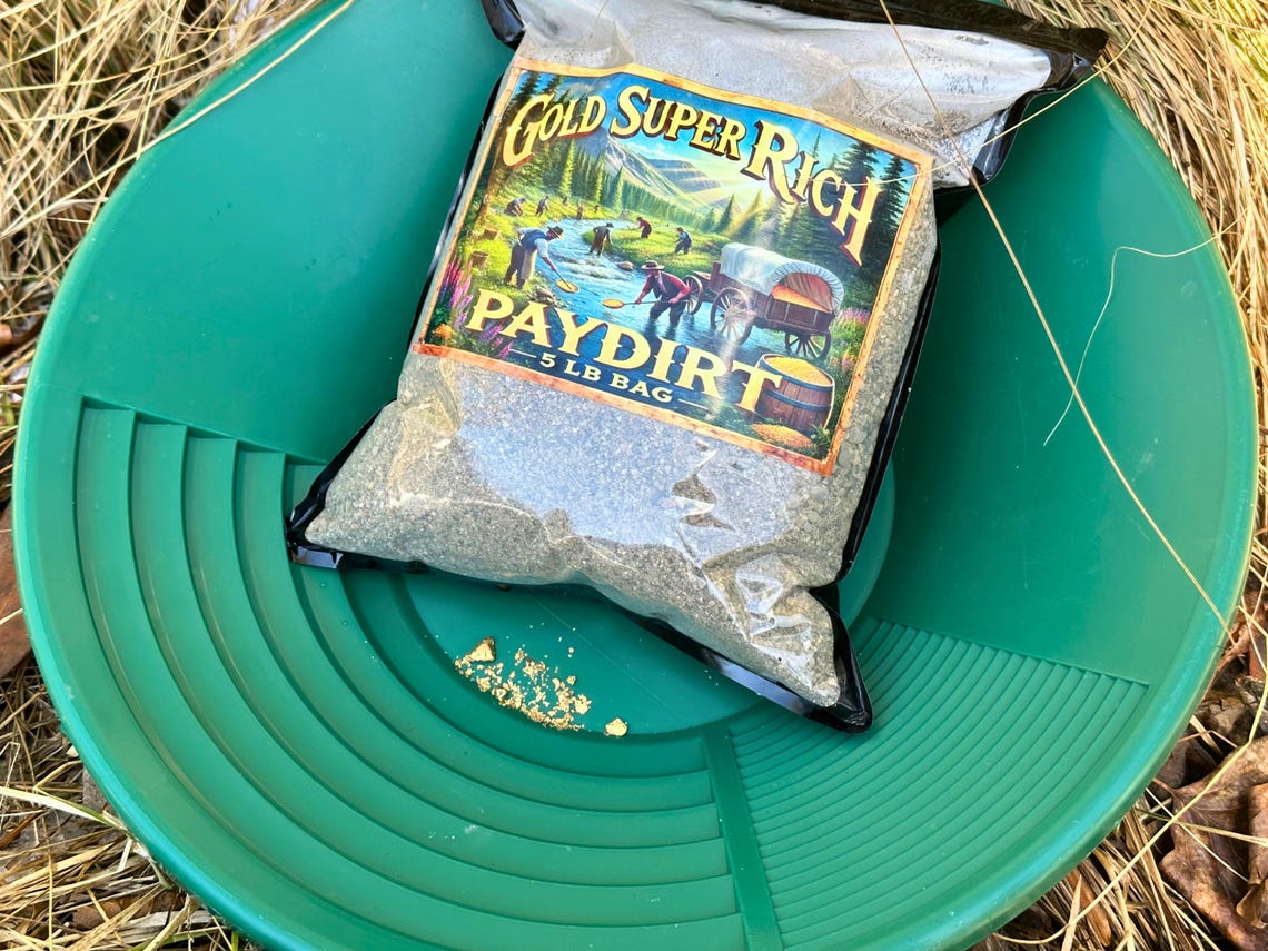Strike Gold! Guaranteed Gold Paydirt With Nuggets & Flakes / Gold ...