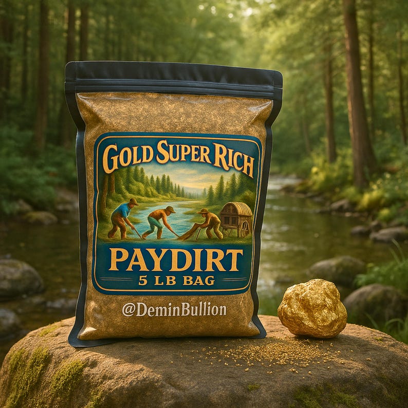 5LB Gold Paydirt Jackpot / Guaranteed Gold Nuggets & Flakes / Gold ...