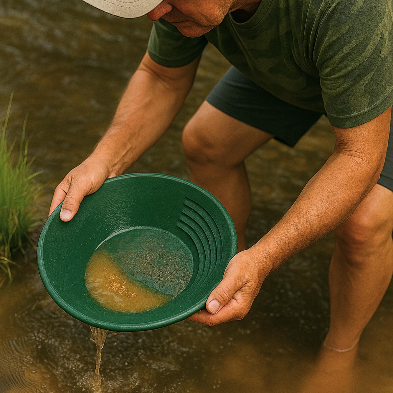 10LB Gold Nuggets & Paydirt Family Panning Kit With Portable Sluice Box ...