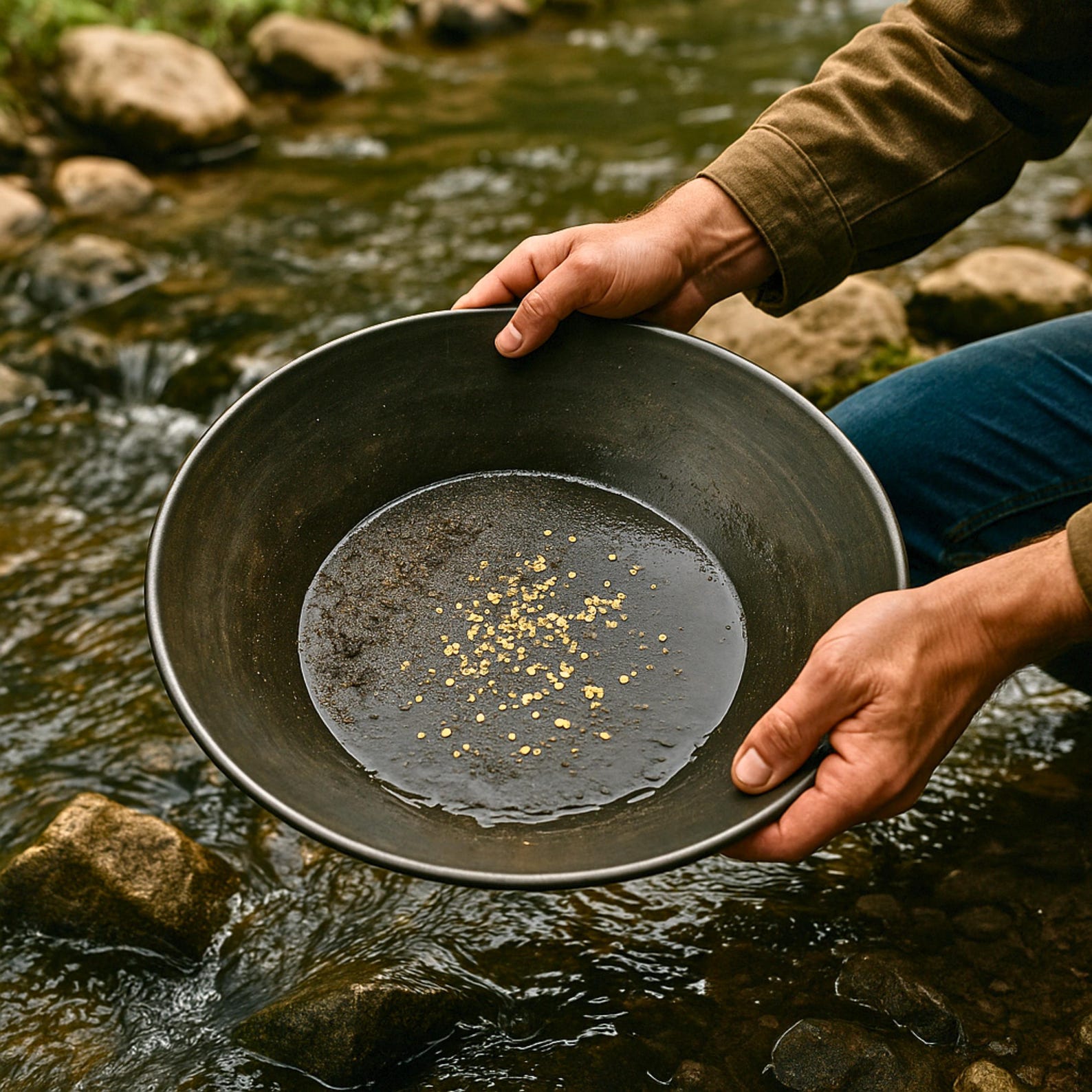 Strike Gold! 25lb Real Gold Paydirt With Nuggets & Flakes in Every Bag ...