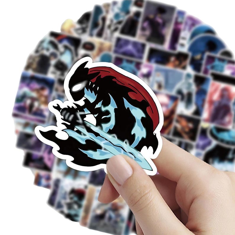 50pcs+ Solo Leveling Sung Jin Woo Color X Manga Anime Stickers | Cool ...