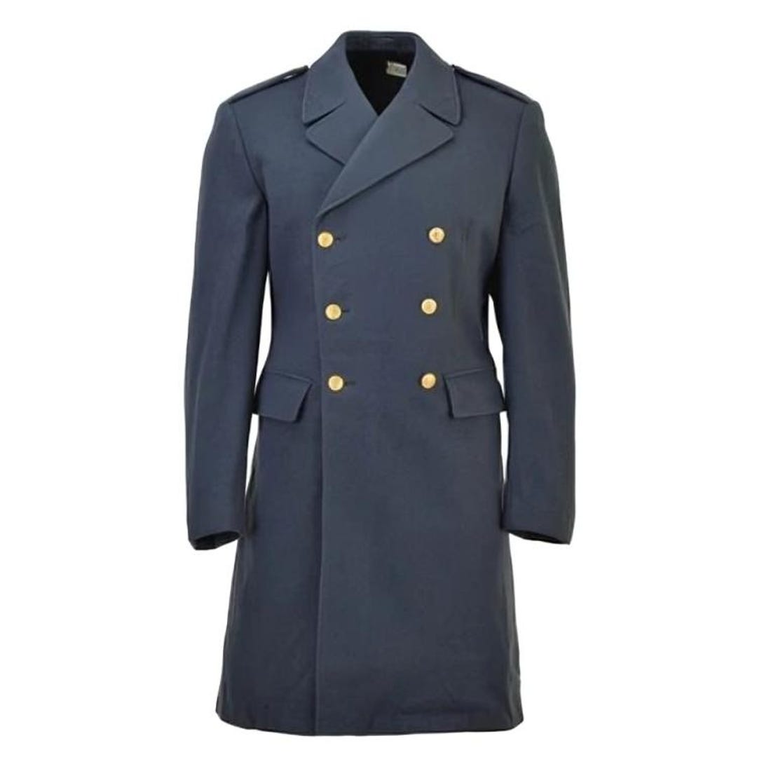 Swedish Military Blue Overcoat-military Coat-trench Coat Swedish Navy ...