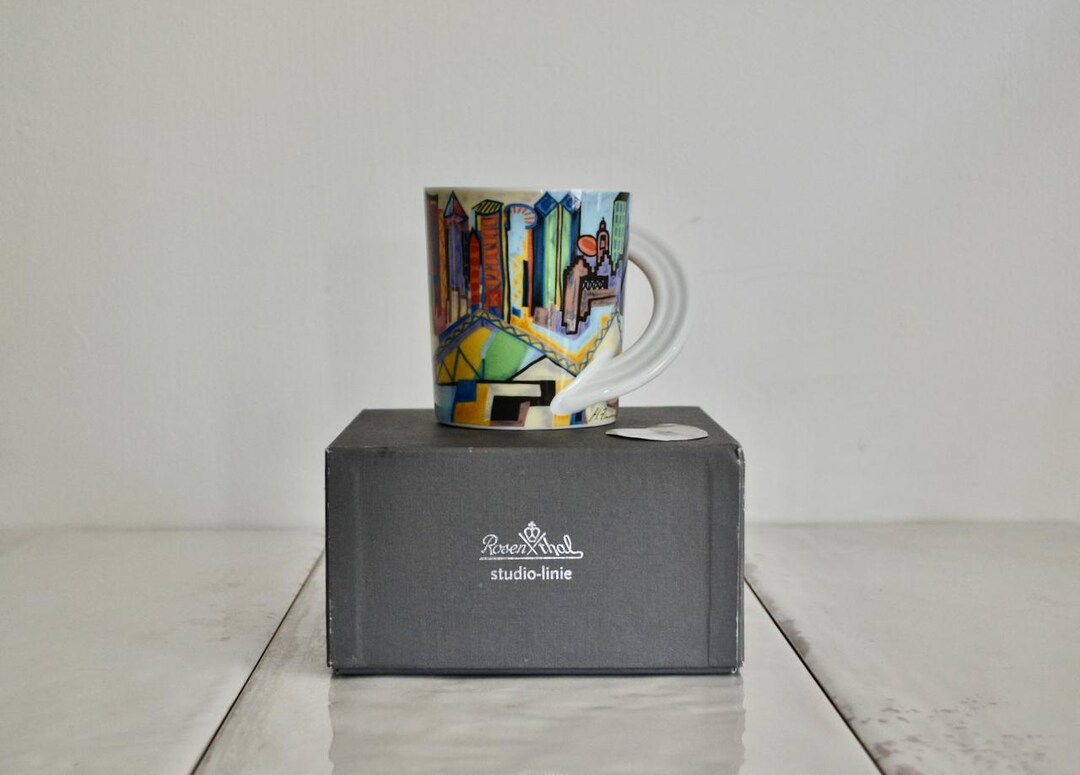 Vintage Rosenthal Studio-line City Cup #8 Frankfurt / Heinz Zimmermann ...