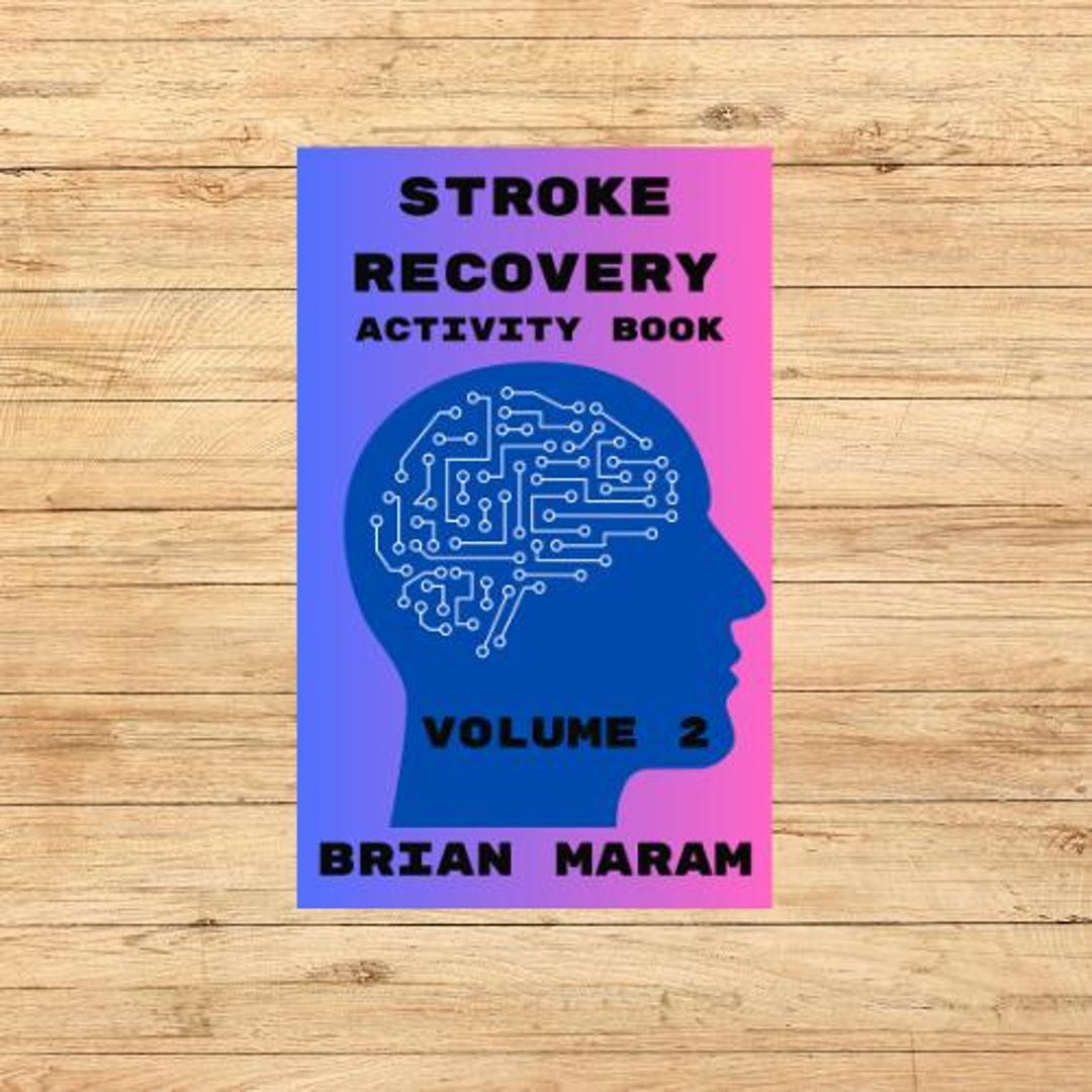 Stroke Recovery Activity Book, Brain Training for TBI Rehab, Memory ...