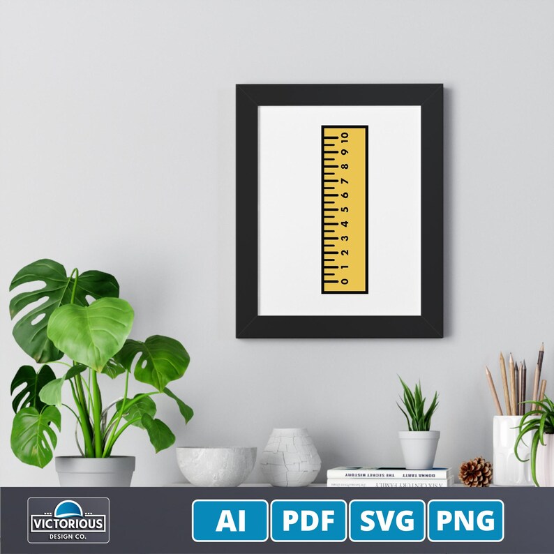 Ruler SVG Files | School Ruler Cut Files | Back to School Vector Files ...