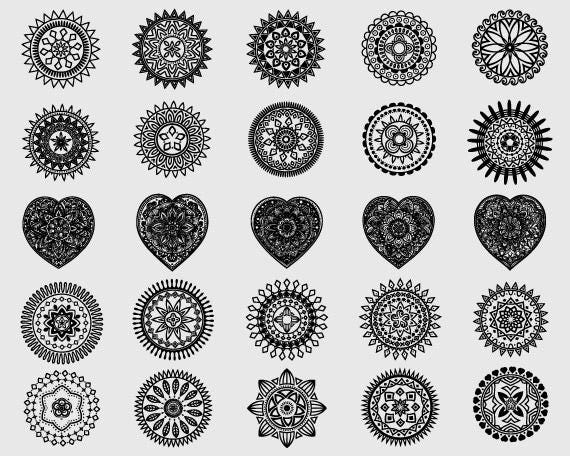 Mandala Svg , Mandala Vector Designs , Mandala Png , Detailed Artwork ...