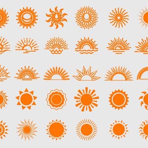 Sun Svg , Sunrise Svg , Sun Svg for Cricut , Sunrise Clipart , Sunrise ...