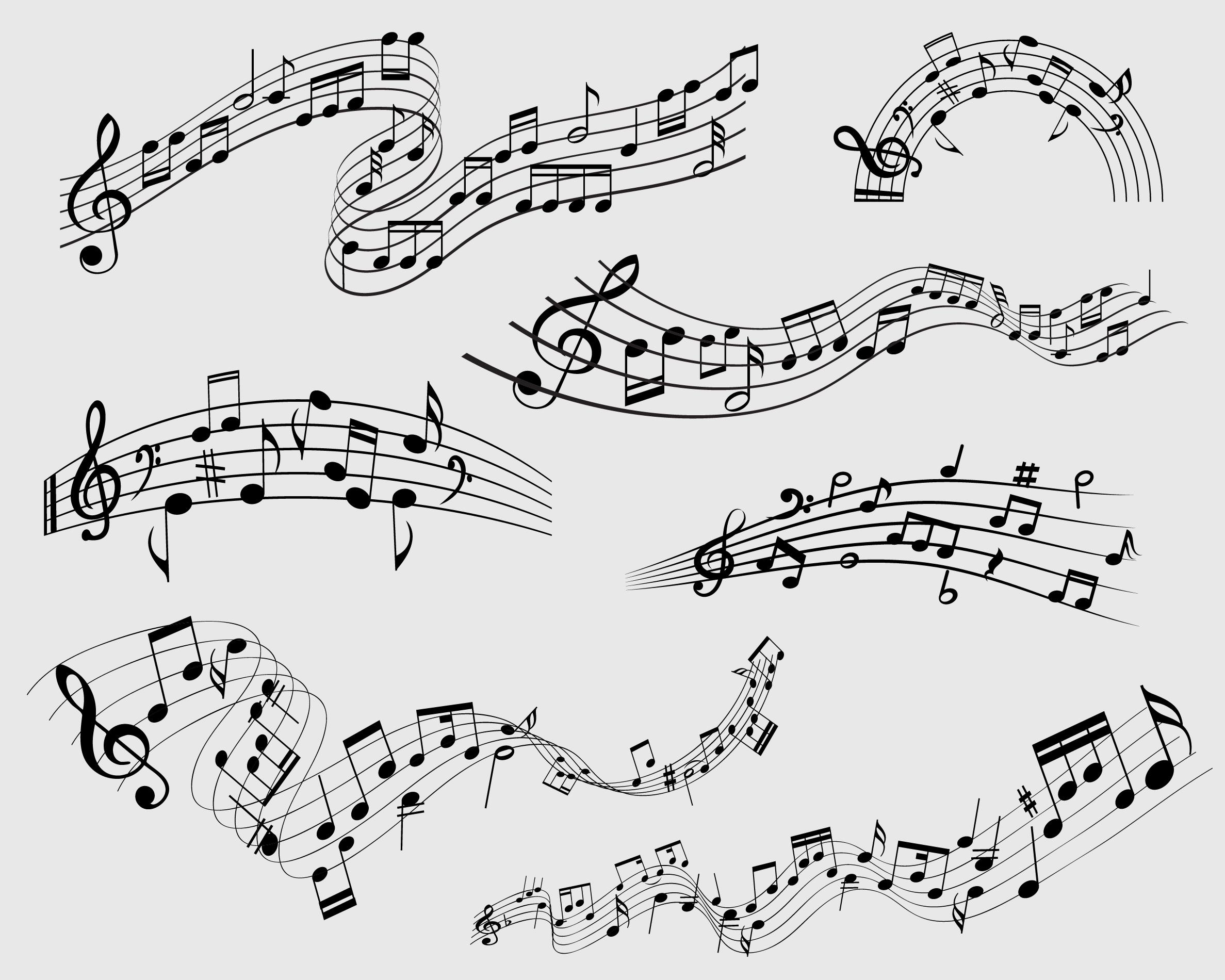 Music Notes Svg,musical Notes Instant Download Svg,music Notes Png ...