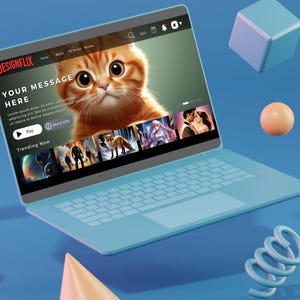 Netflix Style Canva Template | Editable & Customizable for ...