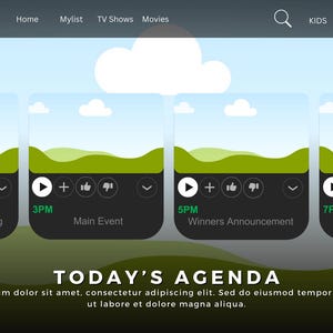 Netflix Style Canva Template | Editable & Customizable for ...