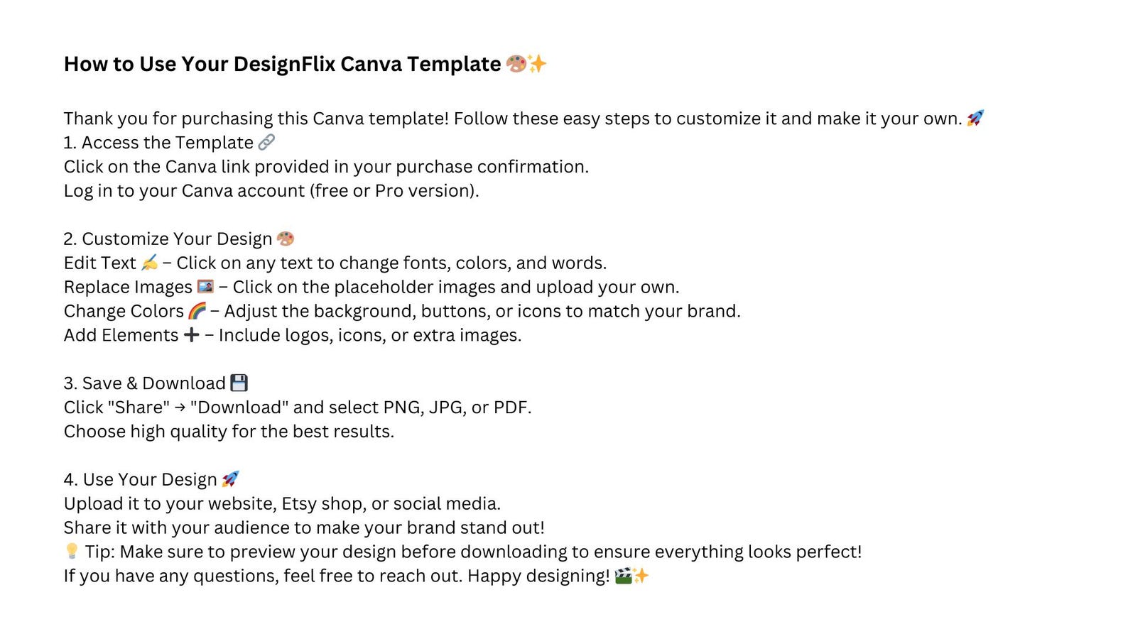Netflix Style Canva Template | Editable & Customizable for ...