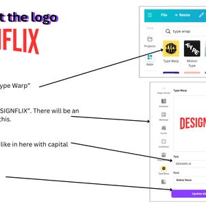 Netflix Style Canva Template | Editable & Customizable for ...