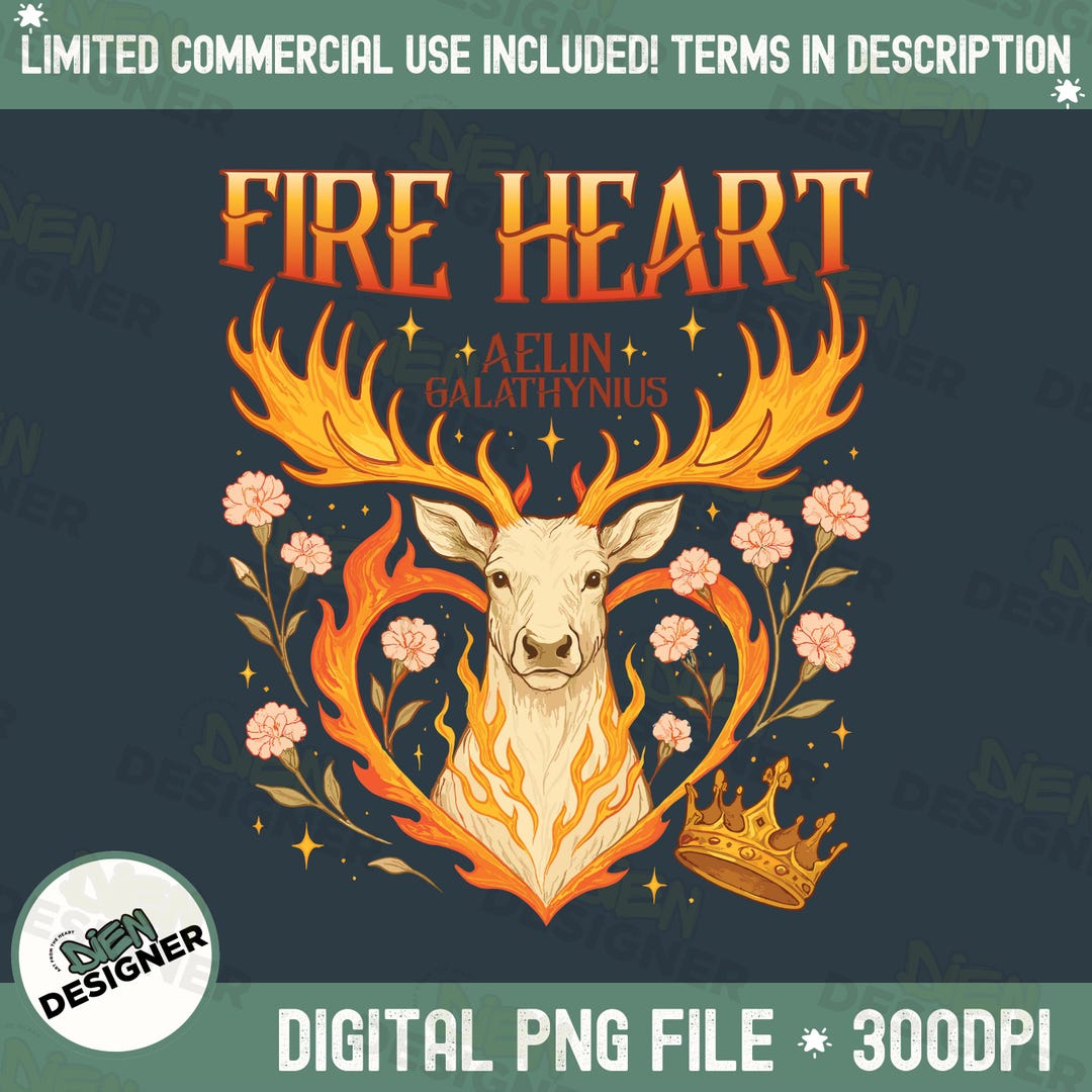 Throne of Glass PNG, Fireheart Aelin Galathynius Fan Art PNG, Rowan ...