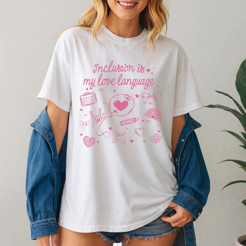 Inclusion Valentines Day PNG SVG, Inclusion is My Love Language PNG ...