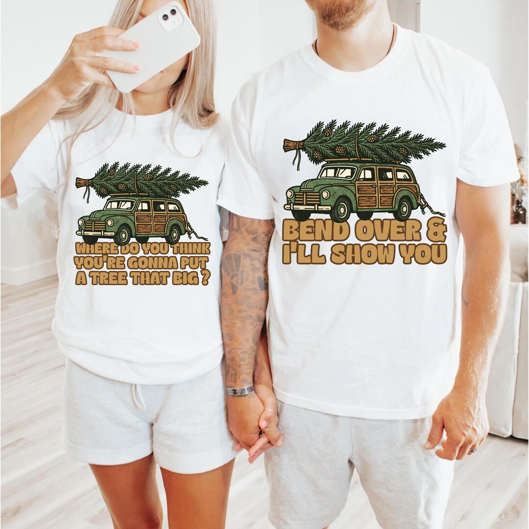 Bend Over and I'll Show You PNG SVG, Funny Couple Christmas PNG Design ...