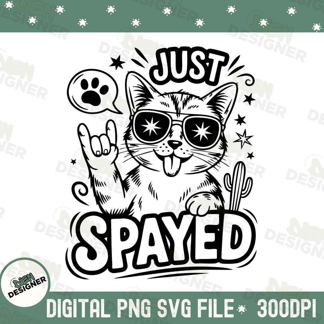 Just Spayed PNG SVG, Funny Hysterectomy Womb Free Design, Childfree ...