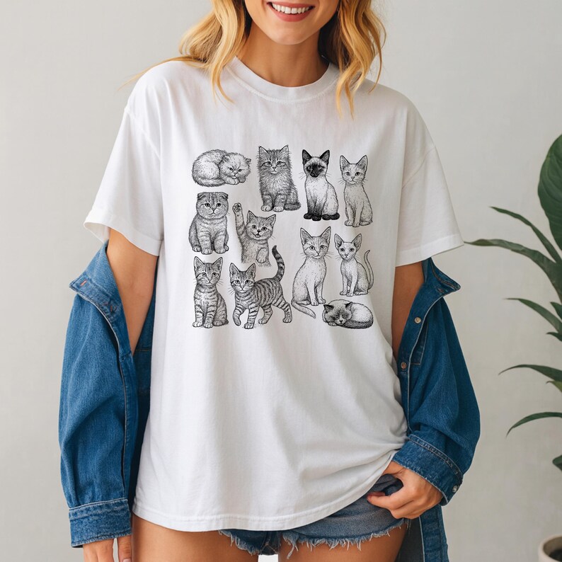 Cats 90s Vintage Tattoo Style Png Svg, Retro Y2K Kitten Png, Cute Cat ...
