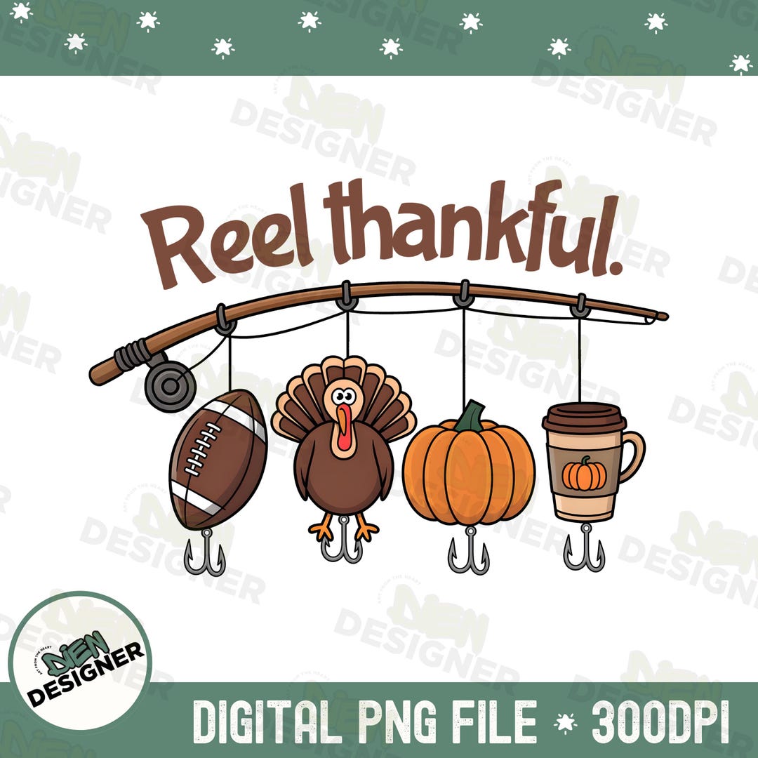 Funny Thanksgiving Bass Fishing PNG, Fall Fisherman Turkey Day PNG ...