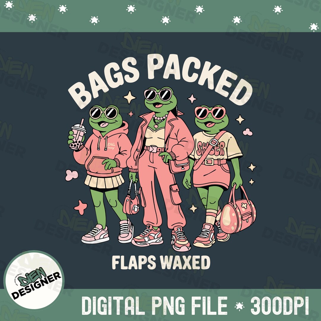 Bags Packed Flaps Waxed PNG, Funny Girls Trip Shirt Design ...