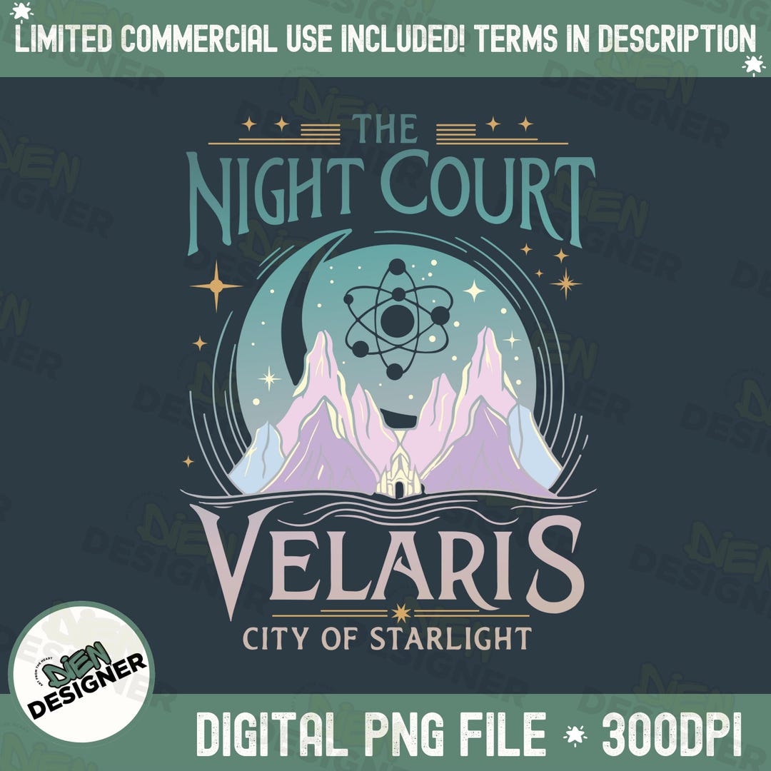 Fantasy Quote PNG, Velaris City of Starlight Design, Night Court ...