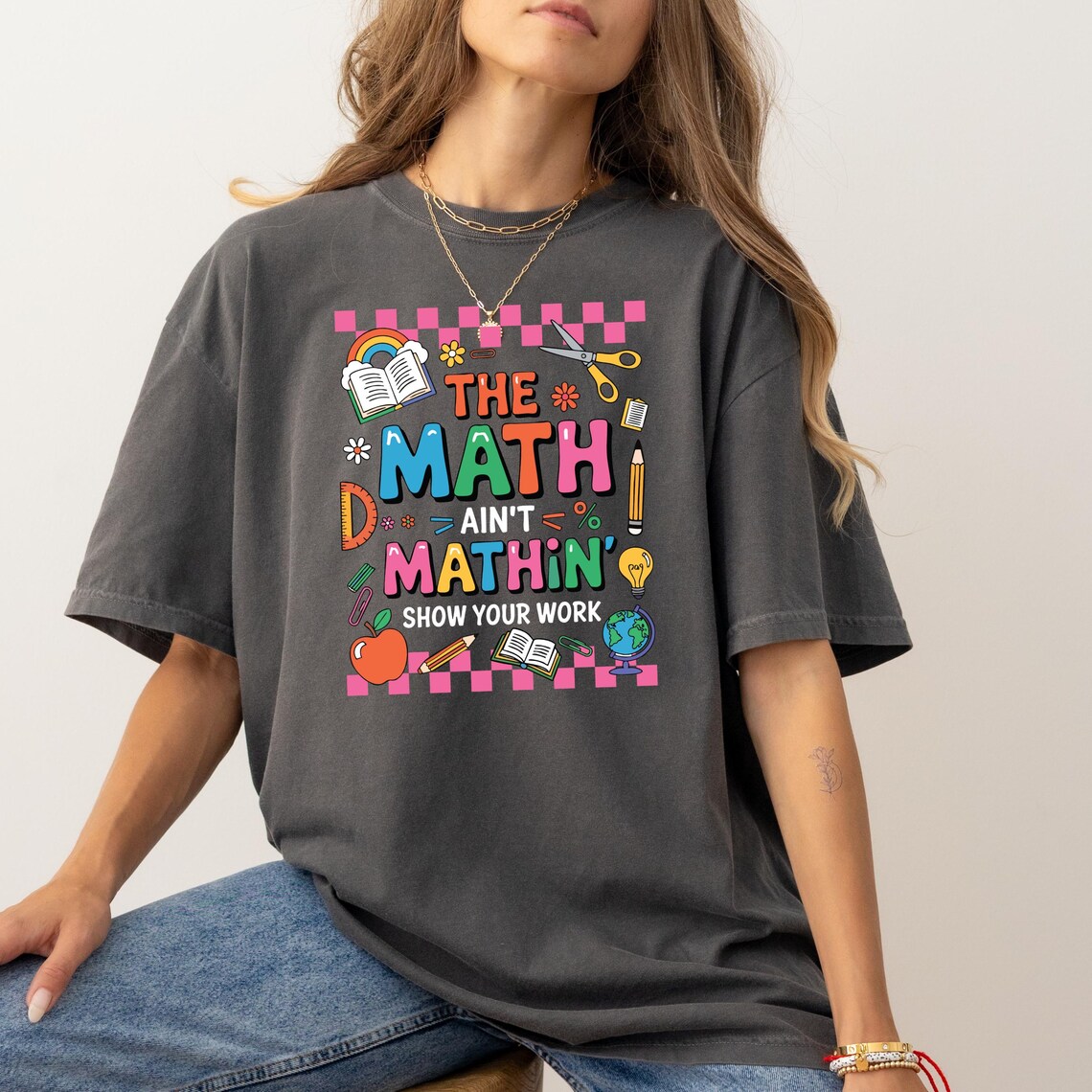 The Math Ain't Mathin' PNG, Funny Math Teacher Shirt Design, Back to School Sublimation PNG ...