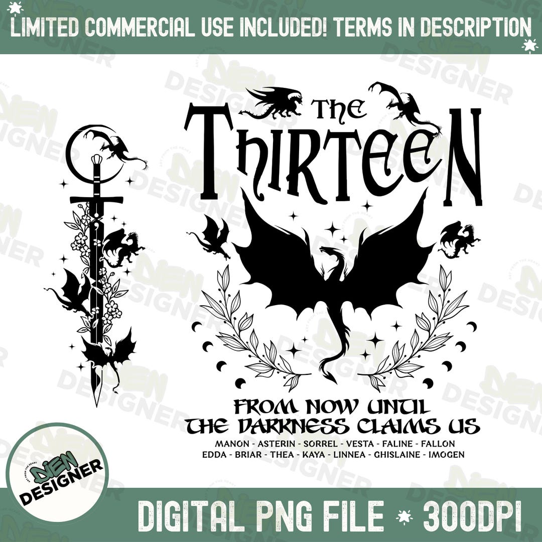 Retro the Thirteen Throne of Glass PNG, Manon Blackbeak Book Quote ...