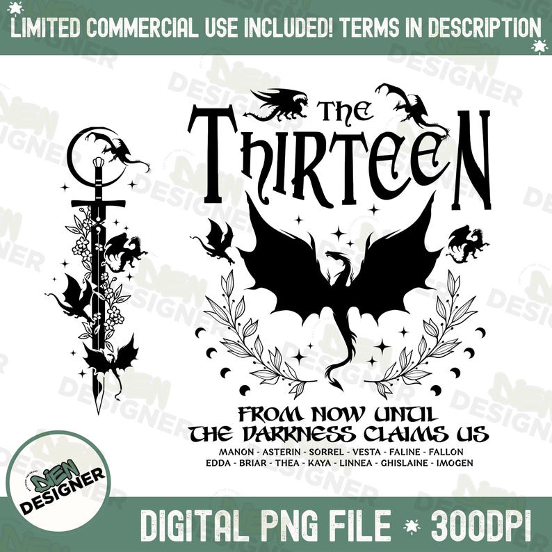 Retro the Thirteen Throne of Glass PNG, Manon Blackbeak Book Quote ...