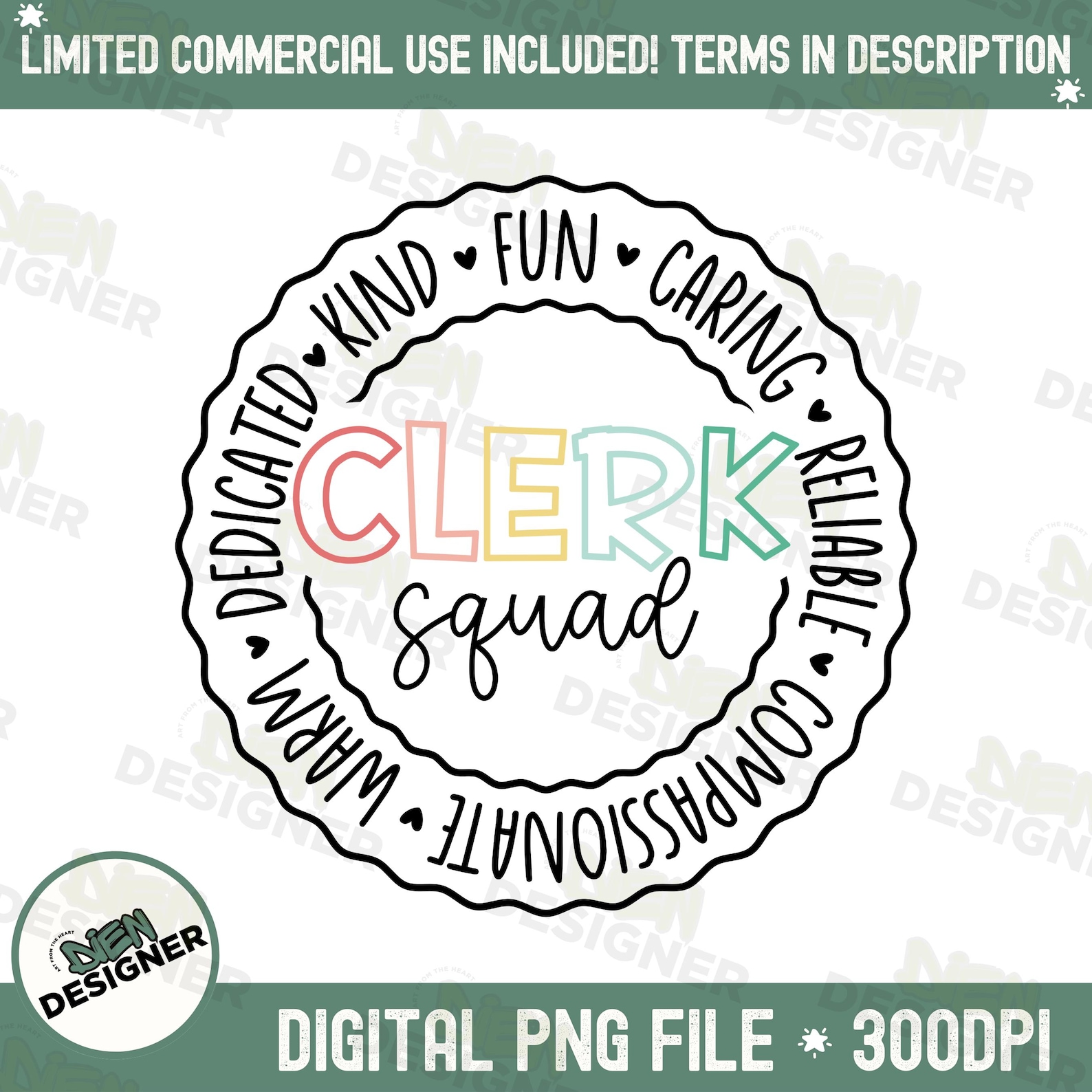 Clerk Squad PNG, Office Clerk Team Shirt Design, Attendance Clerk ...