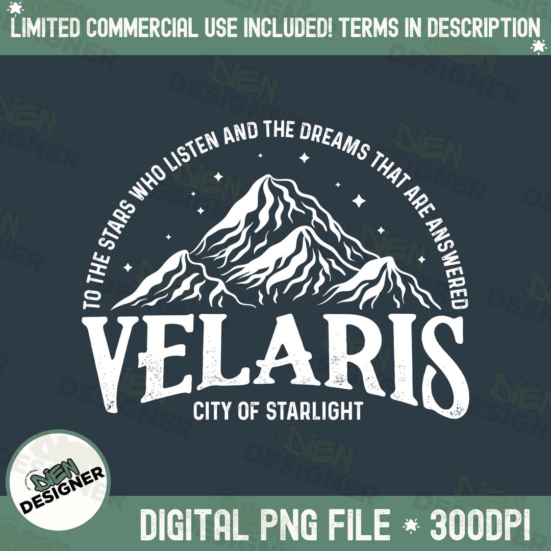 Velaris City of Starlight PNG, Fantasy Quote PNG, Night Court ACOTAR ...